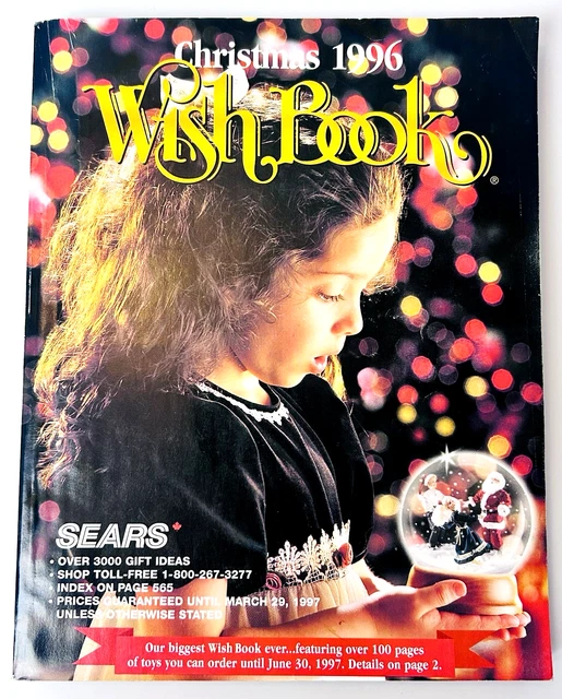 1996 SEARS CANADA Christmas Wish Book Toys Video Games 567 Pages $69.95 ...
