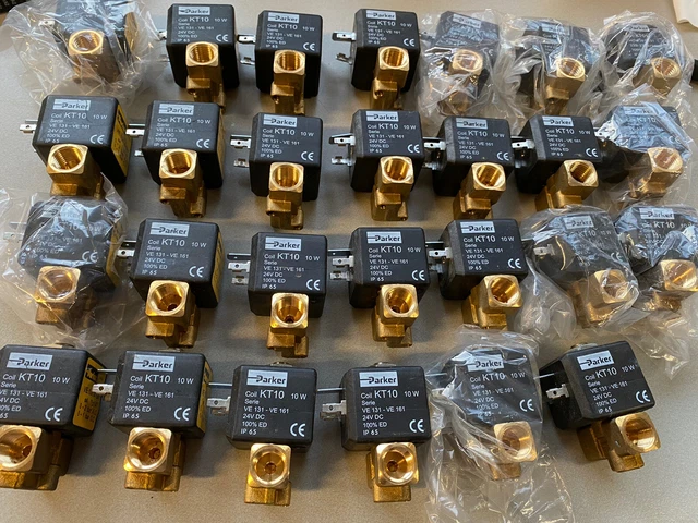 PARKER SOLENOID VALVE Coil: Parker Coil KT10 Parker Coil KT10 10W VE ...