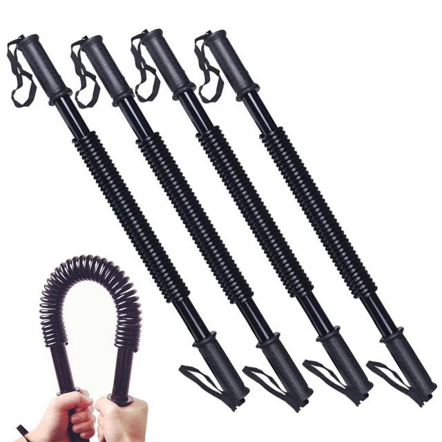 POWER TWISTER BAR Heavy Duty Spring for Chest Arm Upper Body Exercise ...