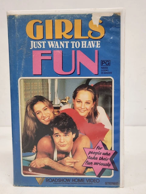 GIRLS JUST WANT To Have Fun Big Box VHS Tape $27.50 - PicClick AU