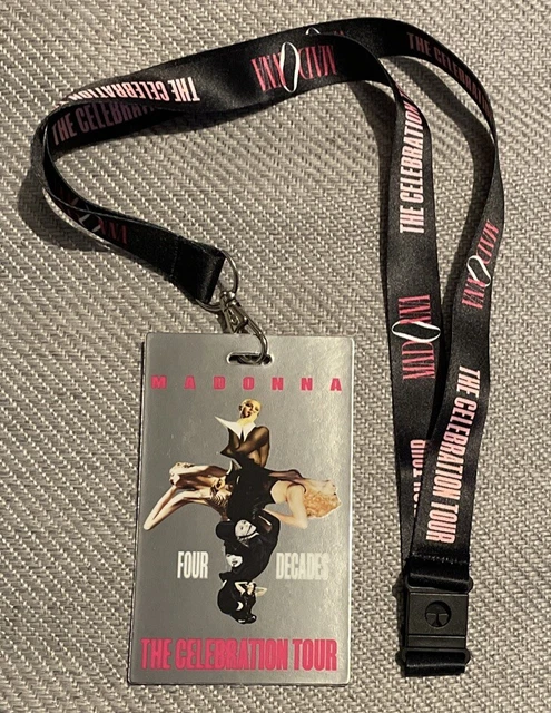 MADONNA CELEBRATION TOUR VIP Lanyard (from the VIP goody bag) Rare £21. ...