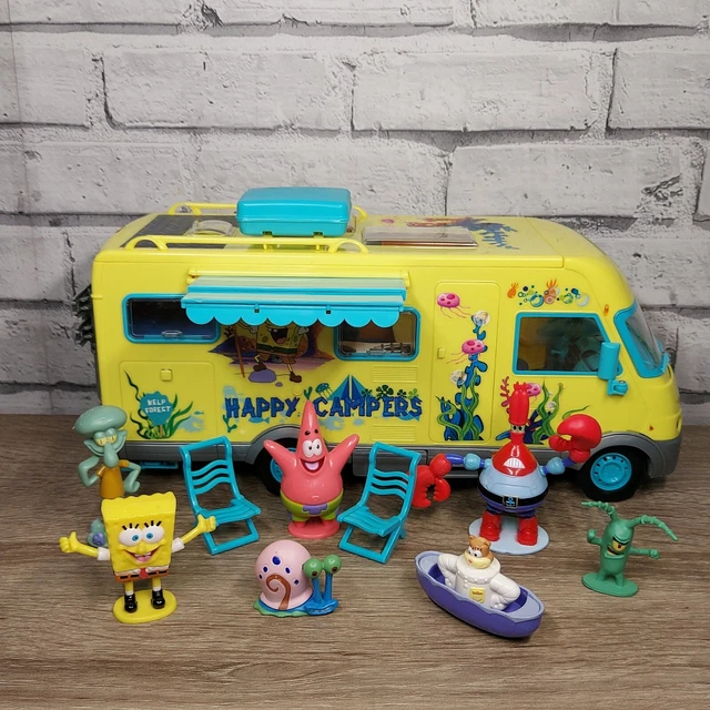SPONGEBOB SQUAREPANTS CAMPERVAN Playset & Figure Bundle Patrick ...