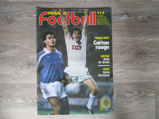 MAGAZINE FRANCE FOOTBALL france URSS 1986 EUR 2,50 - PicClick FR