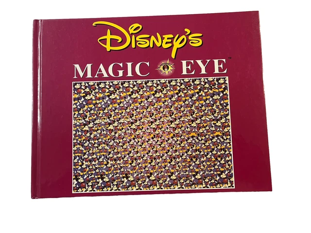 DISNEY’S MAGIC EYE 3D Illusions By N.E. Thing Enterprises Book HC DJ ...
