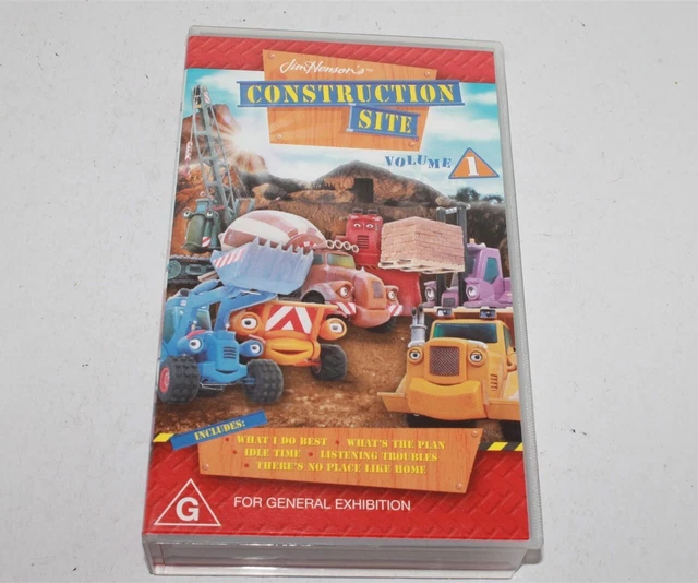 CONSTRUCTION SITE VOLUME 1 VHS Video 2002 Jim Henson $9.99 - PicClick AU
