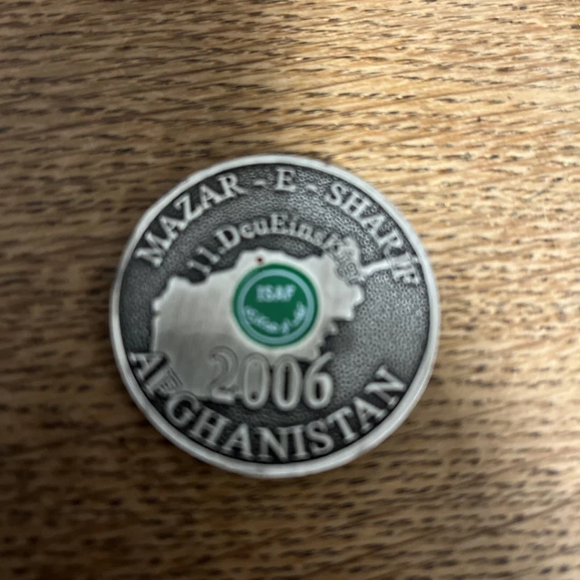 NATO ORDEN ISAF 2006 Einsatz Coin Bundeswehr C269 EUR 21,99 - PicClick DE