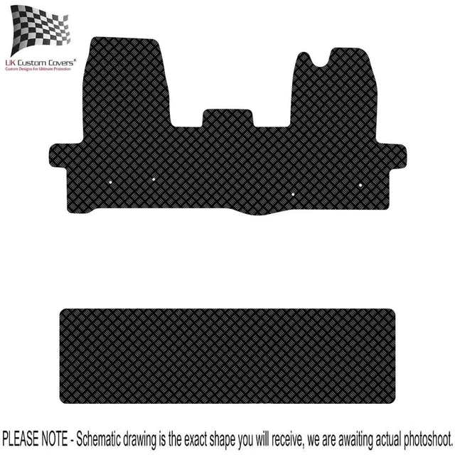 FORD TRANSIT VAN Mk9 avant & Arrière Tapis Caoutchouc 3Mm (2025 Sur ...