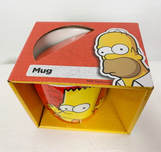 NEW THE SIMPSONS Bart Simpson Character Ceramic Mug Cup 400ml ...