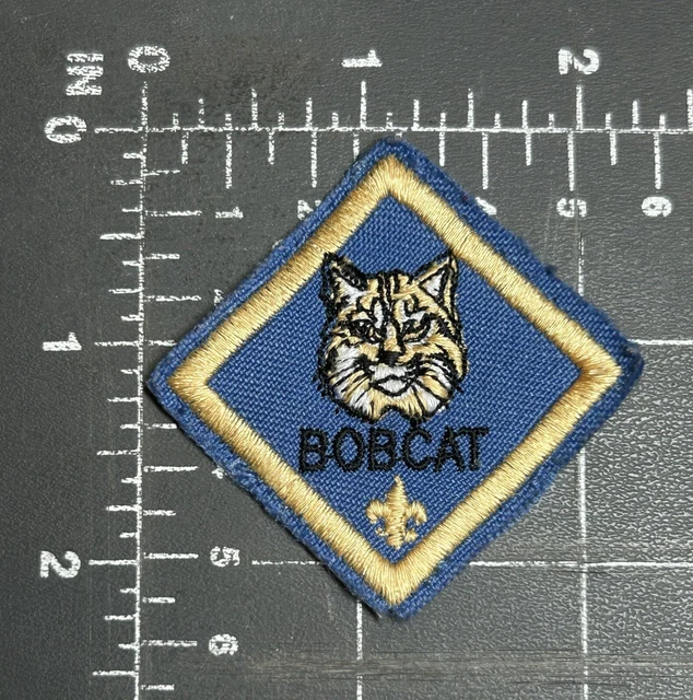 VINTAGE BOBCAT RANG Insignes Patch Badge Oursons Lionceau Boy Scouts D ...