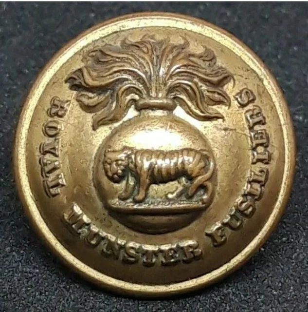 ROYAL MUNSTER FUSILIERS Officers Gilt 19mm Button By Jennens £9.99 ...