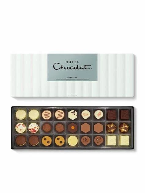 HOTEL CHOCOLAT PATISSERIE Sleekster Chocolate Box 350g Gift Set BBE 28 ...