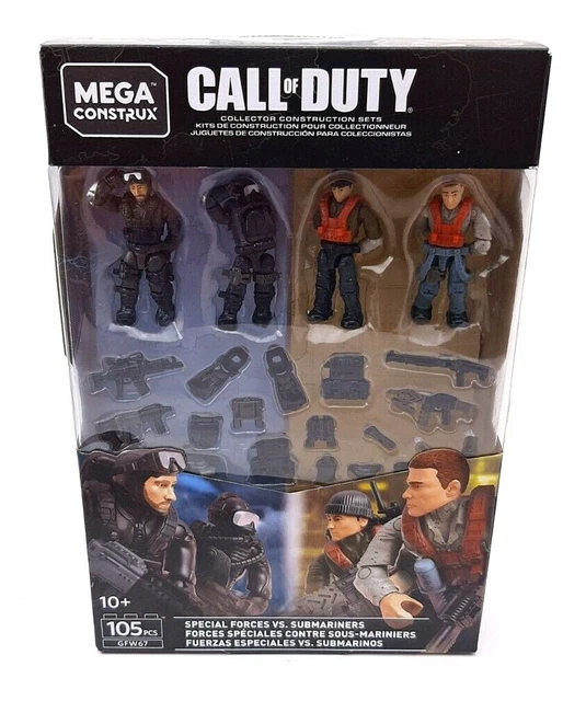 MEGA CONSTRUX COD Call Of Duty SPECIAL FORCES vs SUBMARINERS #GFW67 Set ...