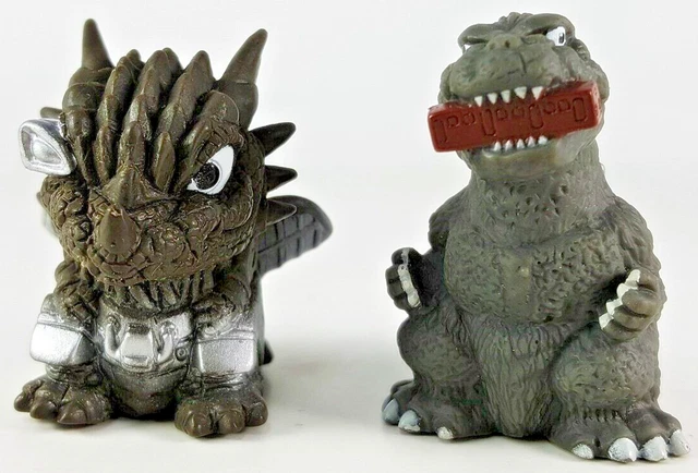 GODZILLA ALL-OUT ATTACK Garu Garu Mini Sofubi Figure set Bandai From ...