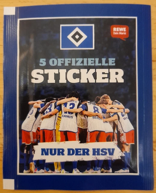 REWE NUR DER HSV Offizielle Sticker Kollektion 2024 10 Sticker ...
