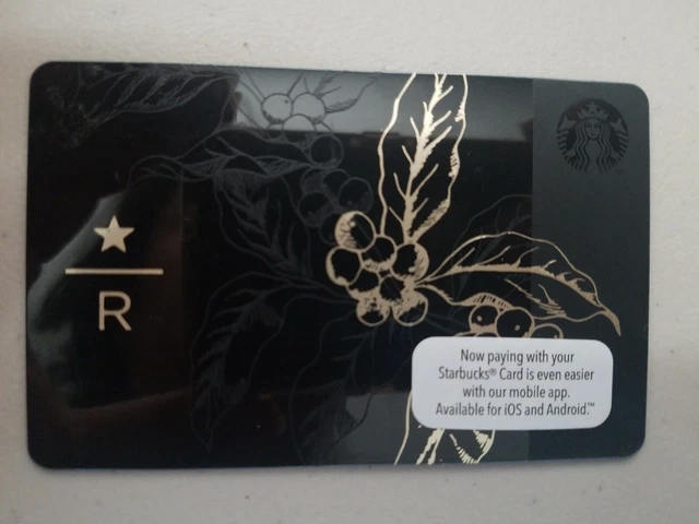 RARE MALAYSIA STARBUCKS Reserve Limited Edition Coffee Bean Card - US ...