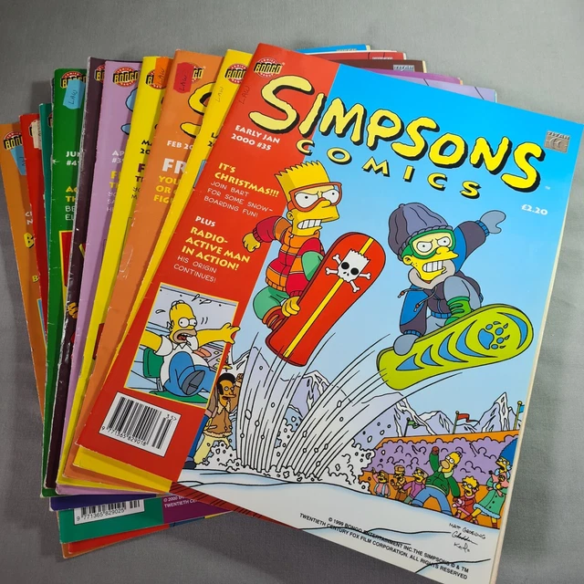 SIMPSONS COMICS X 11 Issues Bundle Job Lot 2000 - Bongo Comics £24.99 ...