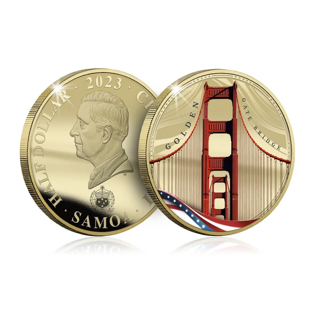 AMERICAN PATRIOT GOLD Coin Series - USA Landarks & Wonders - Golden ...