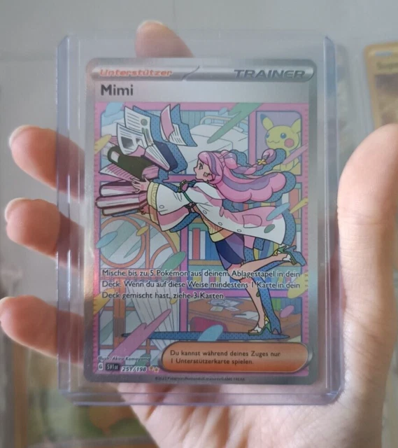 MIMI 251/198 SPECIAL Illustration Rare Karmesin und Purpur Pokemon ...