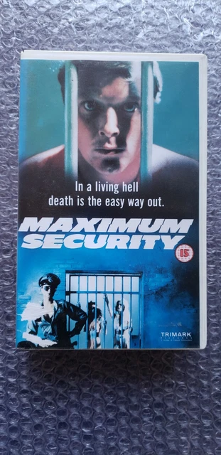 MAXIMUM SECURITY EX Rental Vhs Video Pete Kawanko Paula Bond £2.00 ...