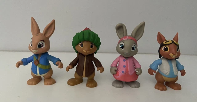 CBEEBIES ORIGINAL PETER Rabbit Posable figures Lily Bobtail Nutkin £19. ...