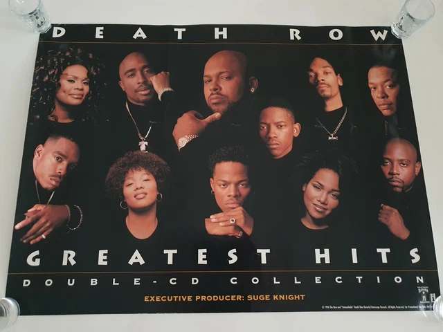 DEATH ROW RECORDS - Greatest Hits Family Promo Poster - 2Pac Suge Snoop ...
