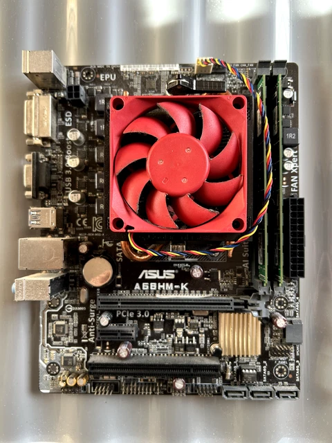 ASUS A68HM-K MICRO ATX Motherboard /IO Shield/AMD Althon X4 860K + 8GB ...