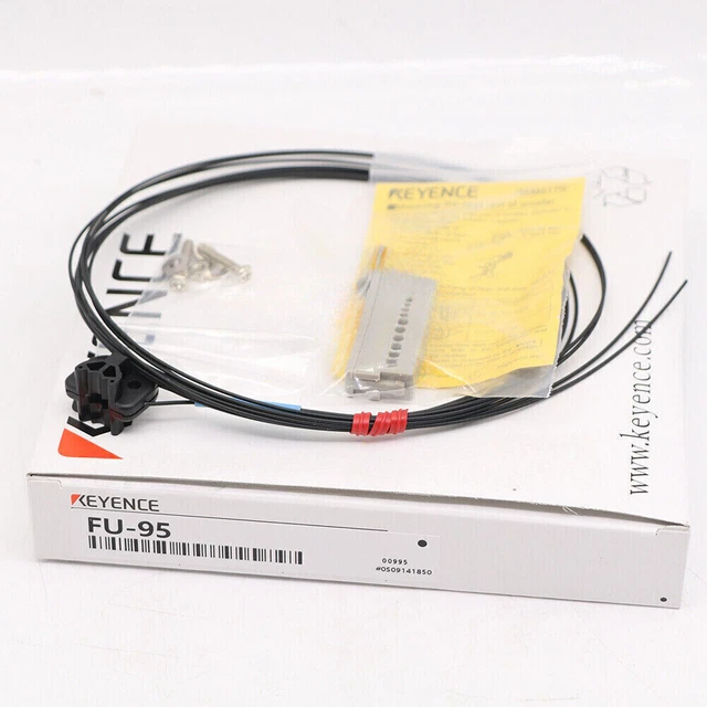 KEYENCE FU-95 DIGITAL LIQUID LEVEL SENSOR CABLE FIBER OPTIC 6FT Pipe ...