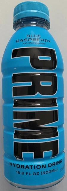 NEW PRIME HYDRATION Drink Blue Raspberry Flavor 16.9 Oz Logan Paul Ksi ...