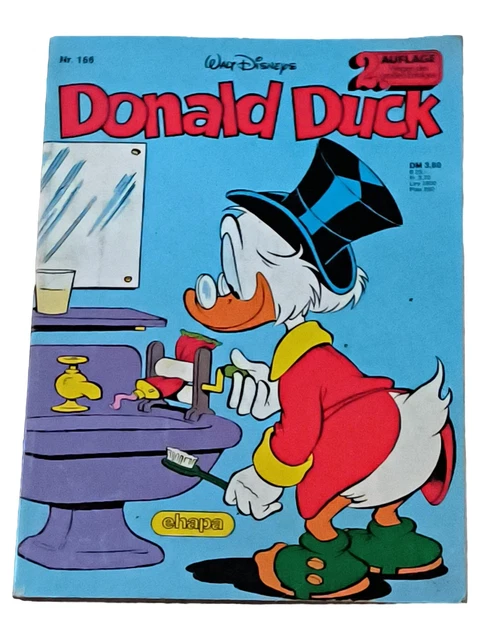 WALT DISNEY DONALD Duck Comic Nr. 166 Ehapa Dagobert Duck Retro EUR 19 ...