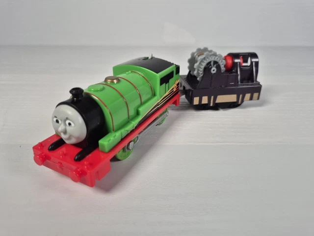 TRACKMASTER DASH PERCY Racing Thomas & Friends Motorised Battery Train ...