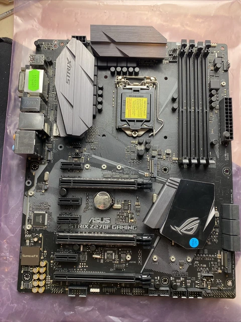 ASUS ROG STRIX Z270F Intel LGA 1151/Socket H4 Gaming Motherboard £59.99 ...