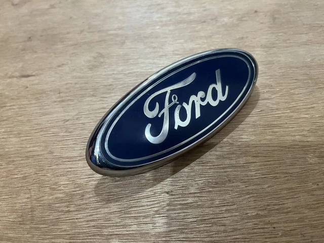 FORD TRANSIT MK6 Bonnet Rear Door Badge Genuine MK7 145mm x 58mm 3 Pin ...