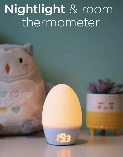 GRO EGG THERMOMETER Baby Digital Colour Changing Night Light Room ...