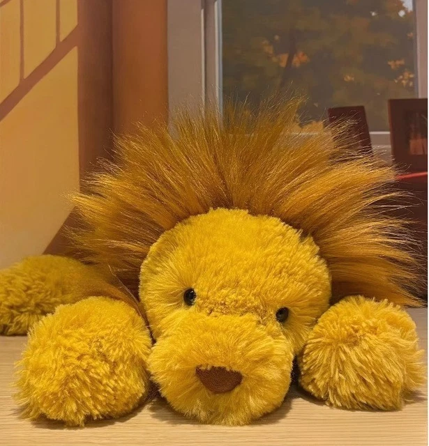 JELLYCAT MEDIUM SMUDGE Lion - New With Tags & Dust Bag - Perfect ...
