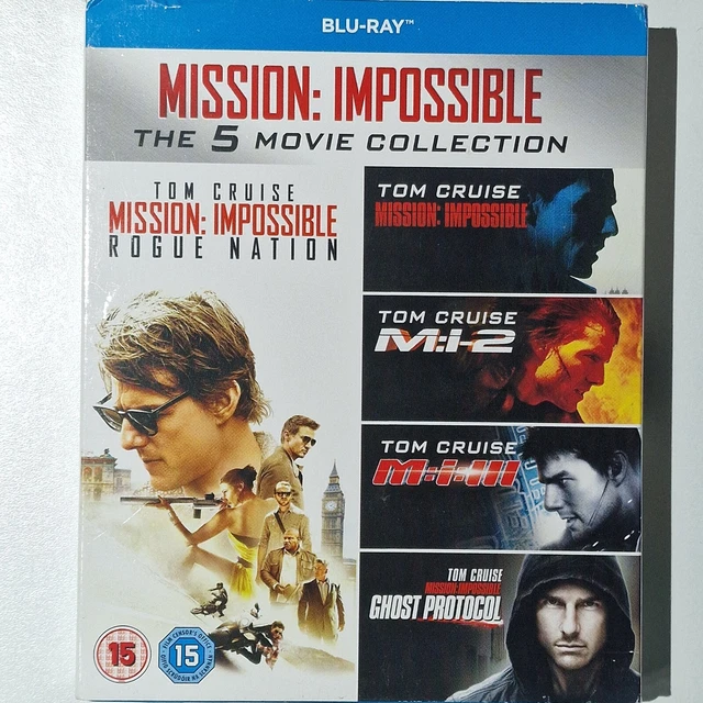 MISSION IMPOSSIBLE THE 5 Movie Collection Tom Cruise - Blu-Ray Movies- (Boxed) £11.99 - PicClick UK