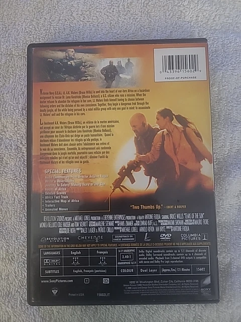 TEARS OF THE Sun (Special Edition) - DVD-good Condition $6.22 - PicClick CA