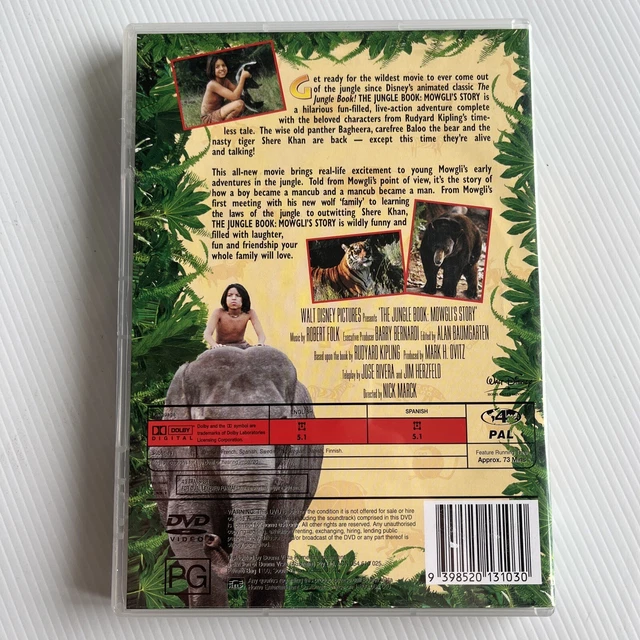 The Jungle Book Mowglis Story Dvd Region 4 Disney Free Post Mowglis £457 Picclick Uk