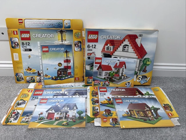 LEGO CREATOR 3IN1 4x Box And Instructions Only - 4956, 5766, 5770 ...
