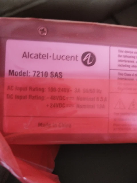 NOKIA / ALCATEL-LUCENT 7210 SAS-M 24-Port SFP Access Service Switch £ ...