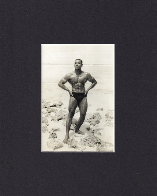 8X10& MATTED PRINT Art Photo Picture: Earl Maynard, 1950s Shirtless ...