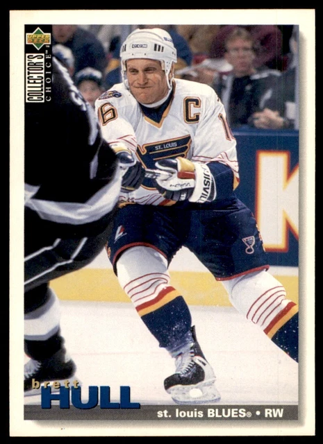1995-96 COLLECTOR'S CHOICE Brett Hull St. Louis Blues #214 EUR 0,94 ...