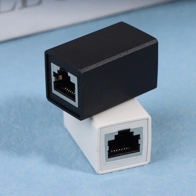 RJ45 CONNECTOR ETHERNET Adapter Female To Female 8P8C Patch Network ...