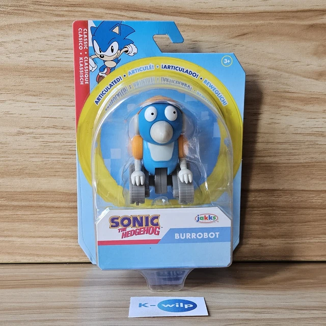 BURROBOT SONIC THE Hedgehog Jakks Pacific 2.5" Articulated Figure New ...