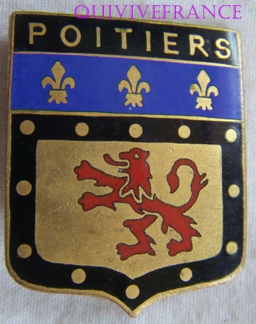 BG6050 - INSIGNE Badge Blason Ville De Poitiers EUR 12,74 - PicClick FR