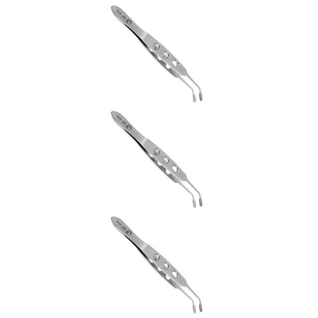 3 PACK FORCEPS Meibomian Gland Massage Tweezers Eyelid Mybomian ...