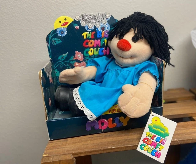 THE BIG COMFY Couch Molly Doll 1997 Big Comfy Corp. Playmates Toys RARE ...