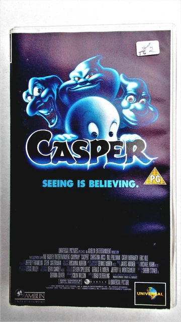 CASPER. VHS VIDEO. Universal City Studios VHR 1912, 1995. Very good ...