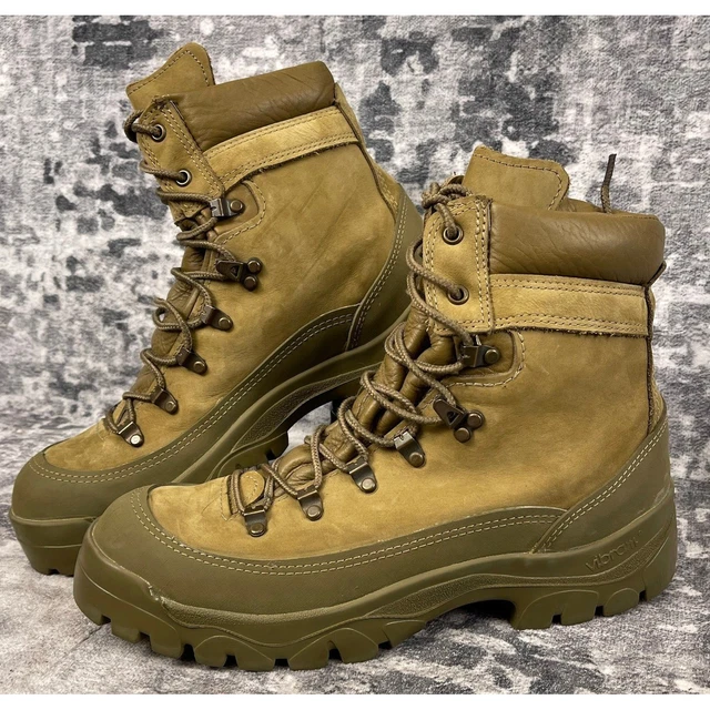 BATES COMBAT HIKER Boots Mens 9.5 Tan Gore-Tex Waterproof Cold Weather ...