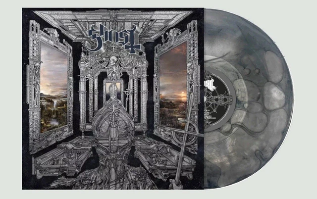 GHOST SKELETA LIQUID Filled Oxidized Metallic Silver Vinyl LP PRE-SALE ...