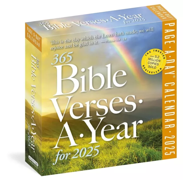365 BIBLE VERSES-A-YEAR Page-a-Day® Calendar 2025 : Timeless Words from ...